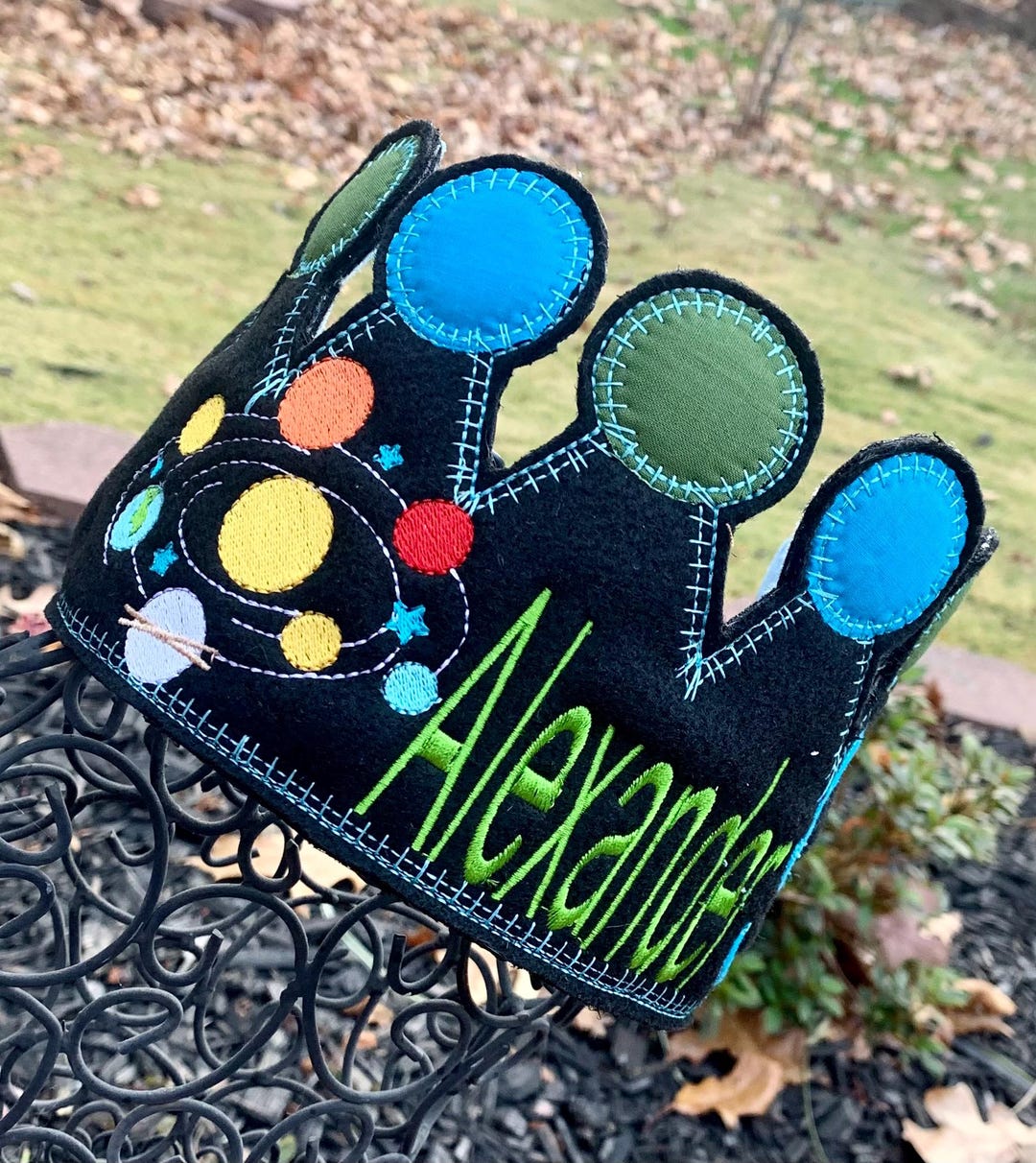 Solar System Birthday Crown, Boys Birthday Hats, Birthday Crown, Kids ...