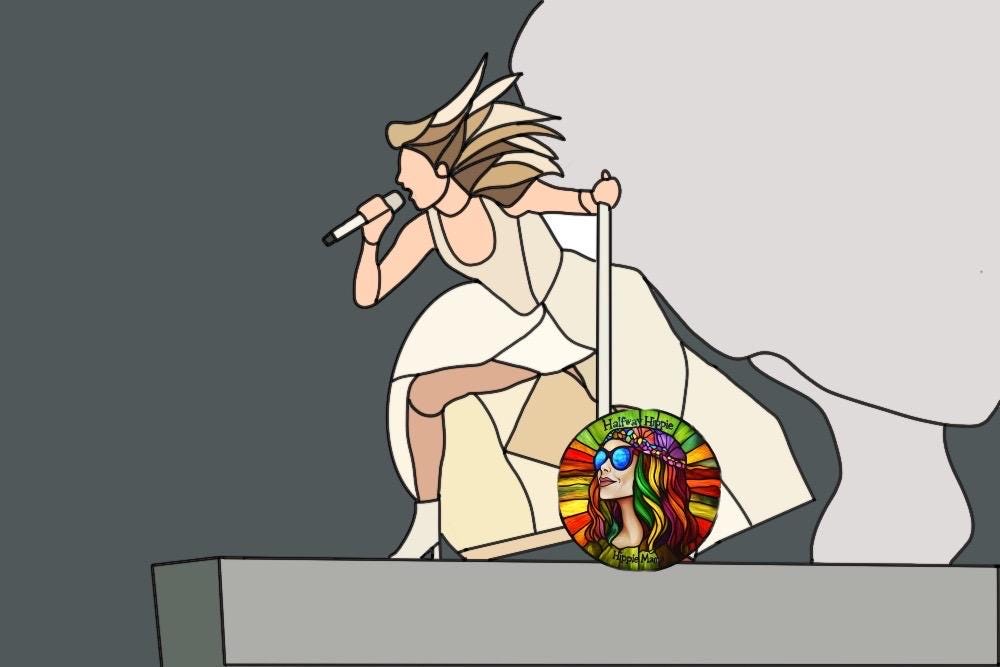 Taylor Swift Eras Tour TTPD Stained Glass Pattern Pdf/png - Etsy