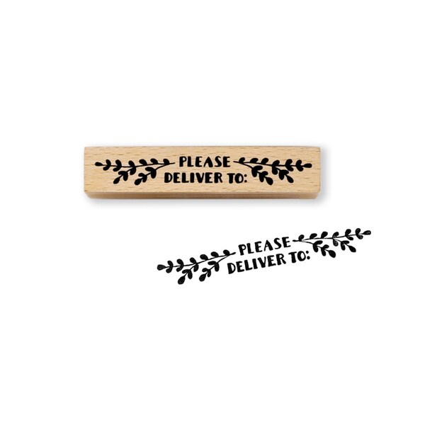 Please Deliver to Stamp - Etsy
