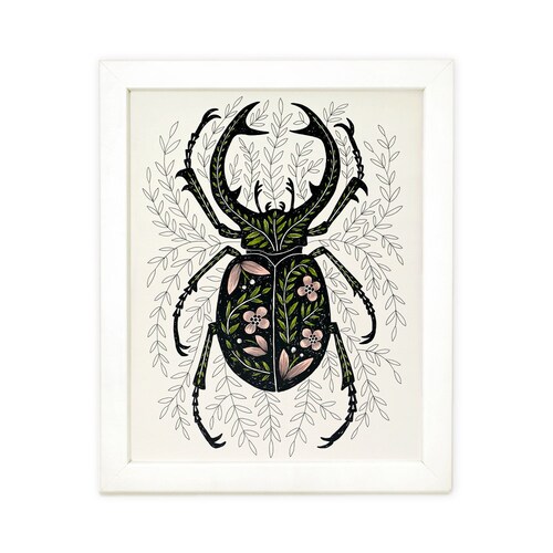 Art Print 8 X 10 11x14 Insect Art Bug Art Stag Beetle - Etsy