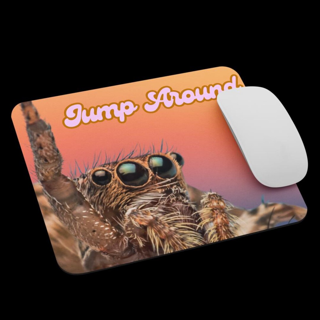 Fun Jumping Spider Mouse Pad - Cute and Quirky Desk Accessory for ...