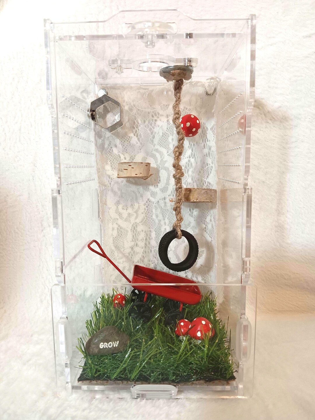 Jumping Spider Enclosure With Wagon 4x4x8 - Etsy