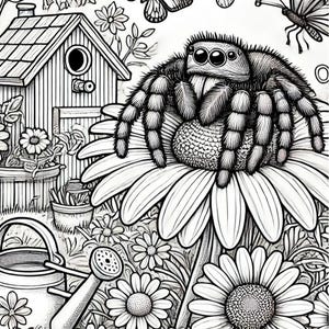 Jumping Spider Coloring Pages (8 Total Pages)! - Etsy