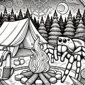 Jumping Spider Coloring Pages (8 Total Pages)! - Etsy