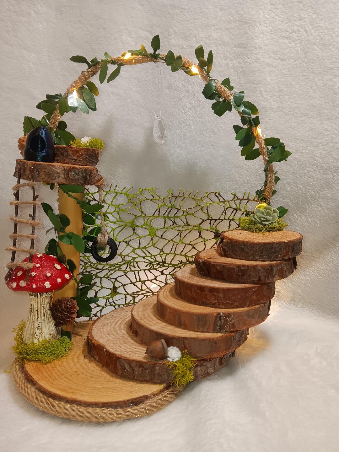 Whimsical LED Jumping Spider Playground - Etsy