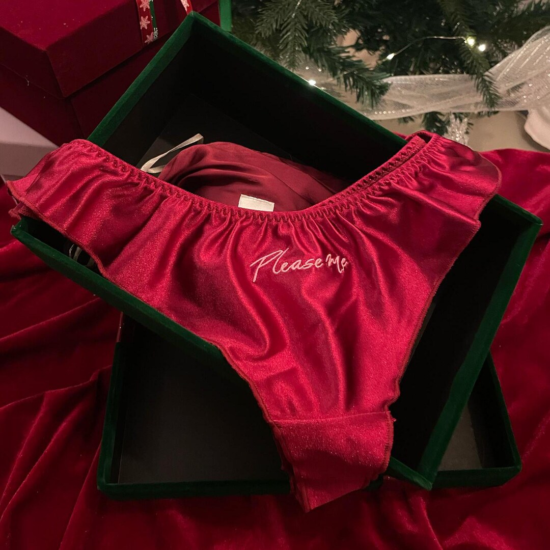 Custom Lingerie, Silk Thong, Intimates Classy Lingerie, Personalized ...