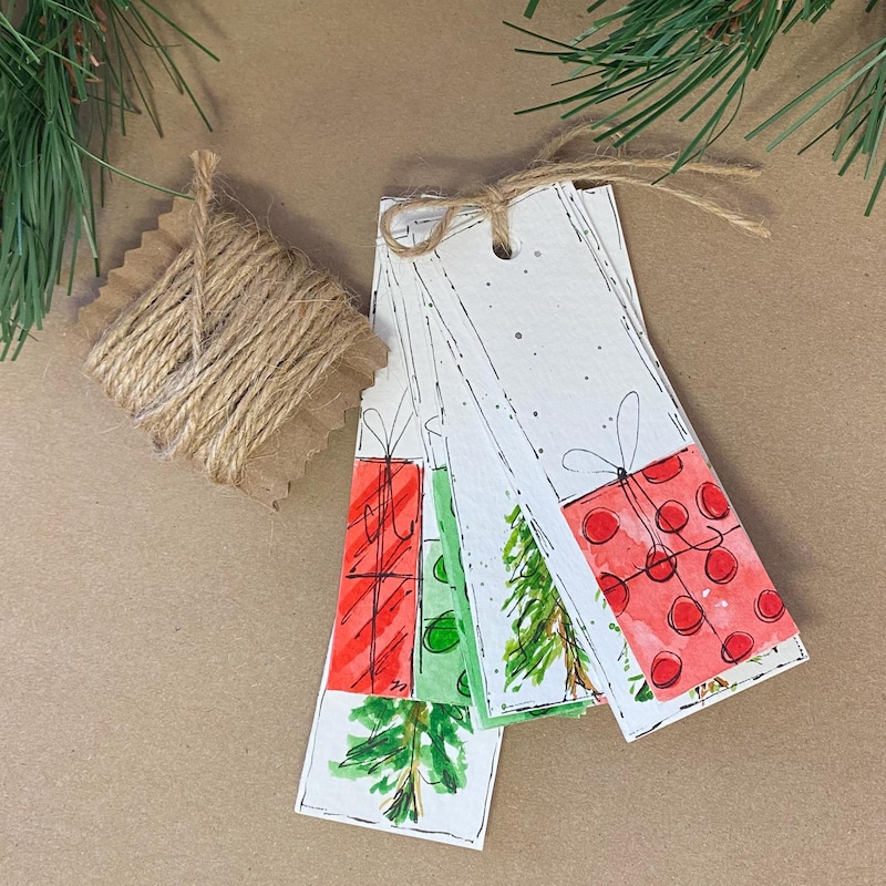 Hand Painted Tags - Etsy