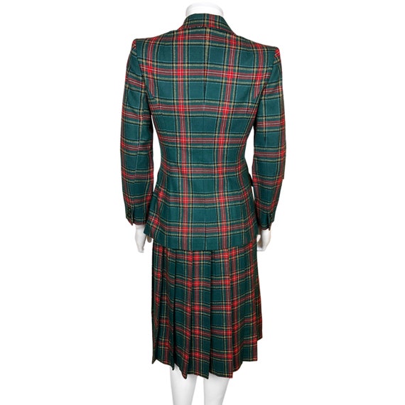 Vintage 1970s Princess Mary Stewart Tartan Wool Suit … - Gem