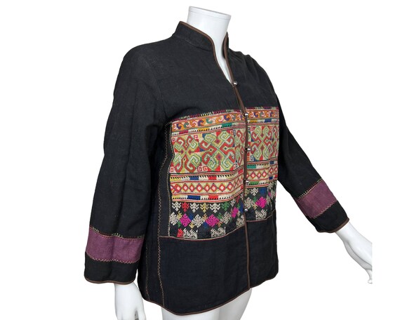 Vintage Reversible Jacket with Embroidery - Southeast… - Gem