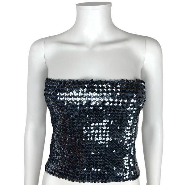 Sequin Tube Top - Etsy