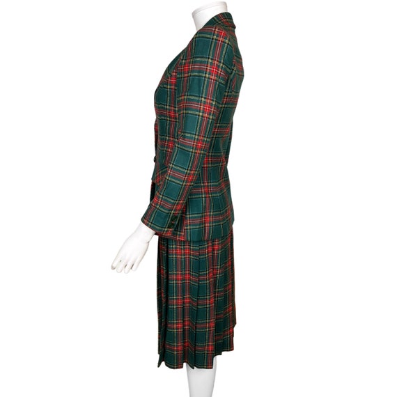 Vintage 1970s Princess Mary Stewart Tartan Wool Suit … - Gem