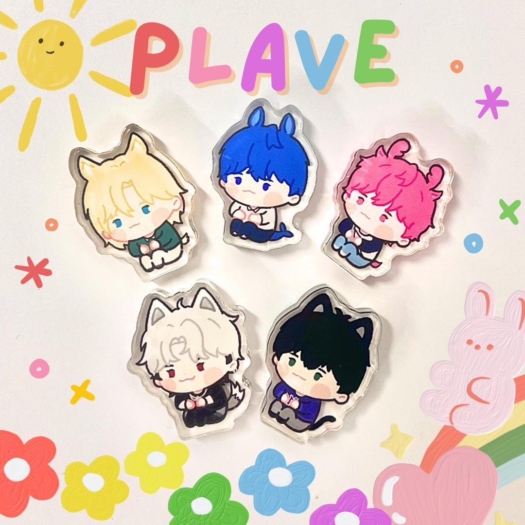 PLAVE Chibi Fanart Acrylic Mini Standees - Etsy