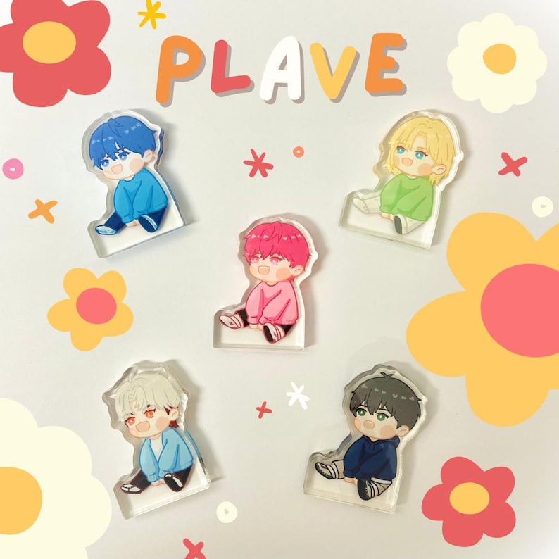 PLAVE Chibi Fanart Acrylic Standees - Etsy