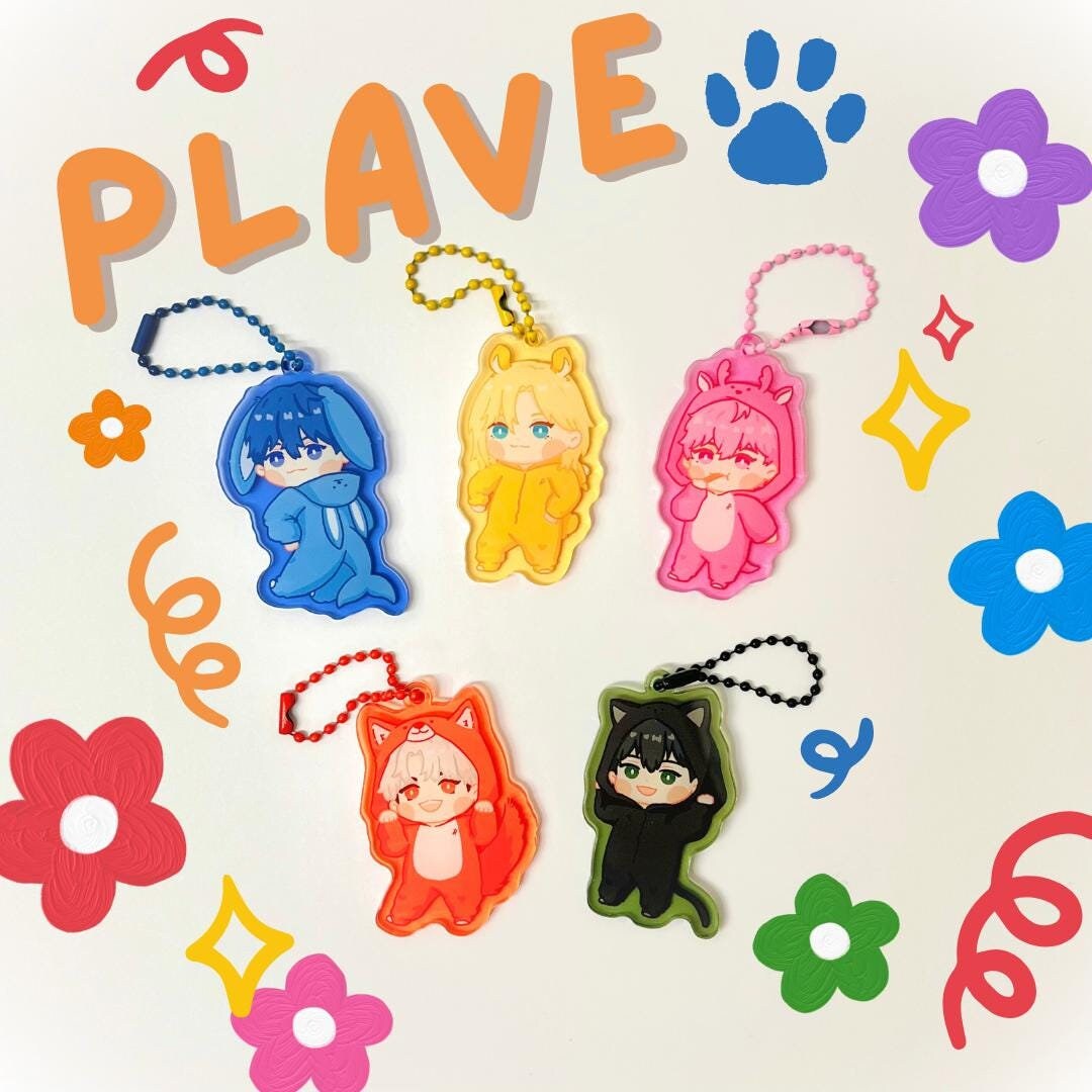 PLAVE Chibi Fanart Acrylic Keychain Animal Version - Etsy