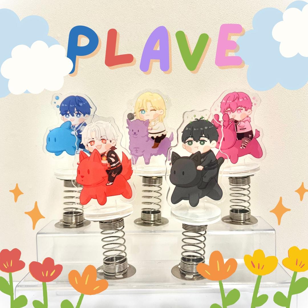 PLAVE Chibi Fanart Acrylic Shaker Standees - Etsy