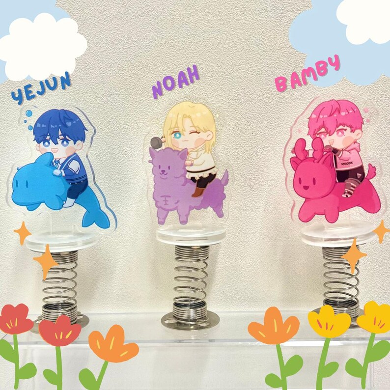 PLAVE Chibi Fanart Acrylic Shaker Standees - Etsy