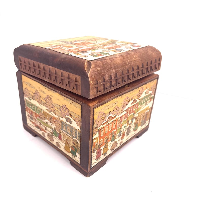 Carved Russian Box - Etsy