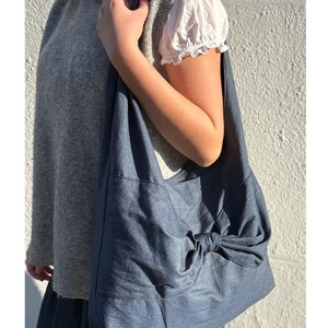 Big Bow Bag Sewing Pattern PDF Instant Download, Multi-way Hobo Style ...