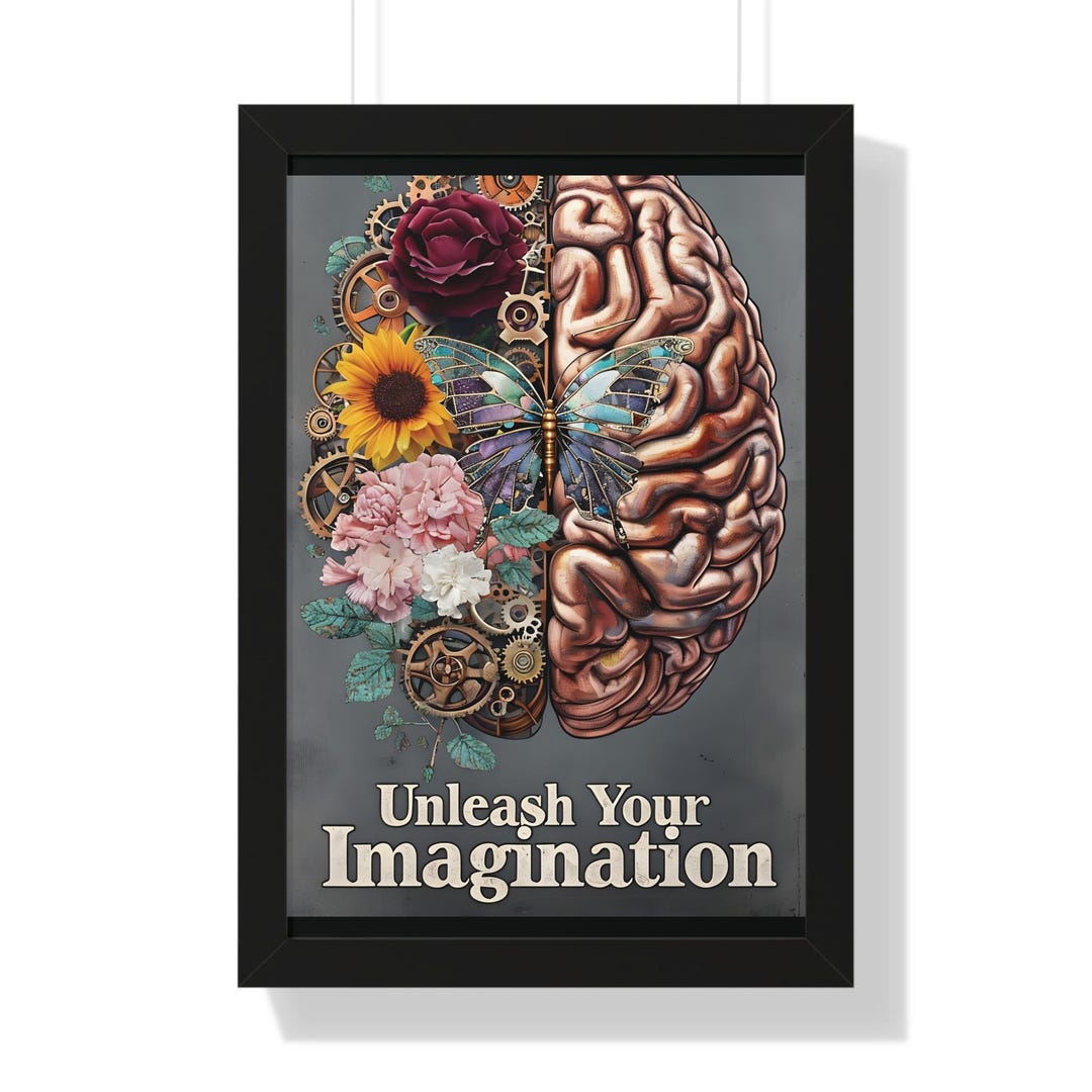 Creativity Unleashed: Framed Wall Art for Home & Office, Mental Health ...