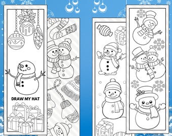 Penguin Coloring Activity Printable Bookmarks, Great Activity, Kids ...