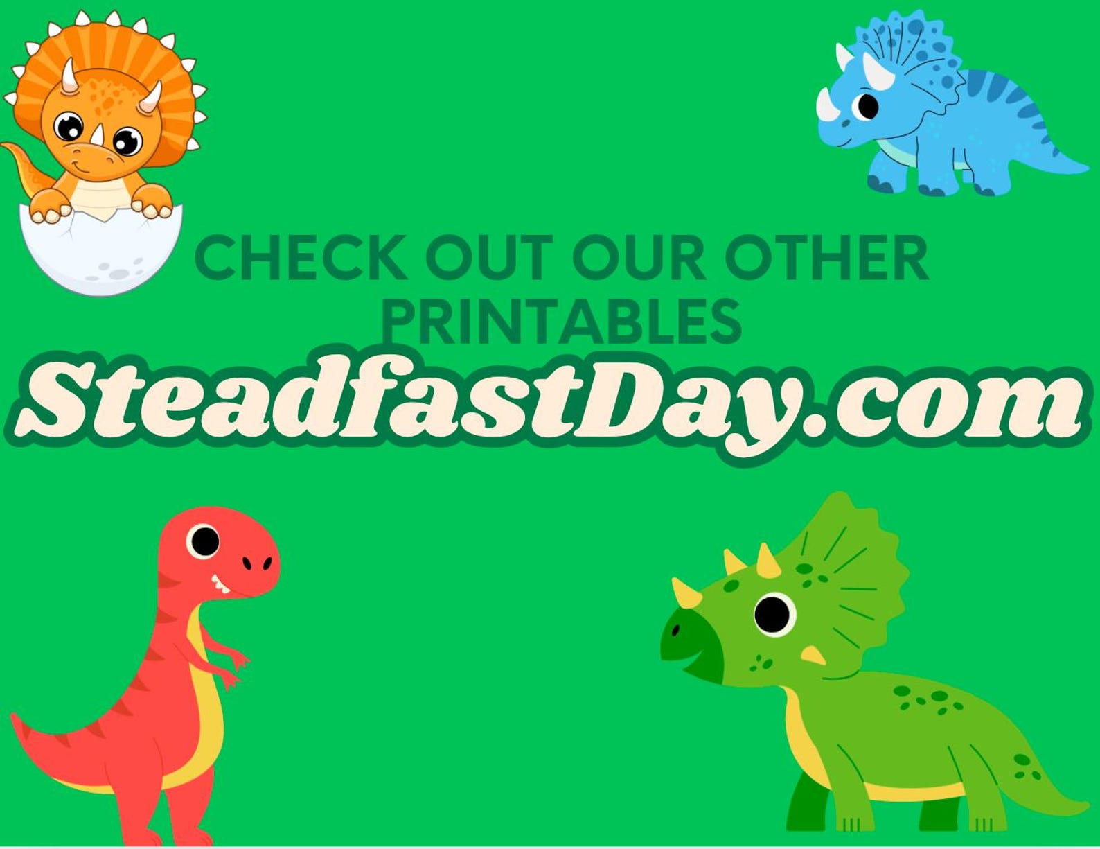 Dinosaur Coloring Placemat Activity Page, 2 Different Placemats ...