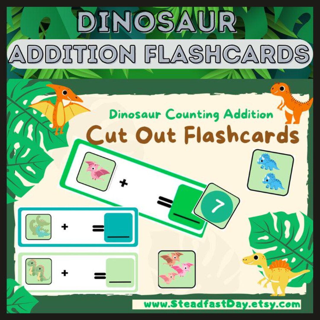 Count the Dinosaurs Math Printable, Preschool Printable, Homeschool ...