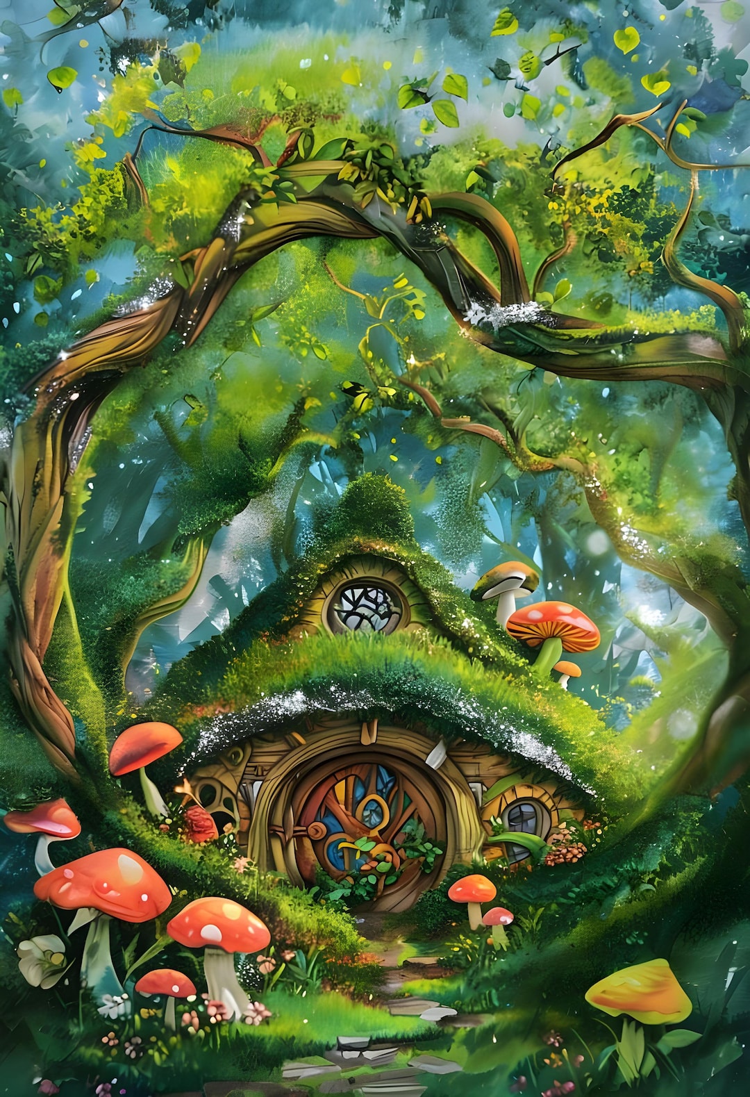Paint by Numbers, Hobbit House, Paint by Number Kit for Adults ...