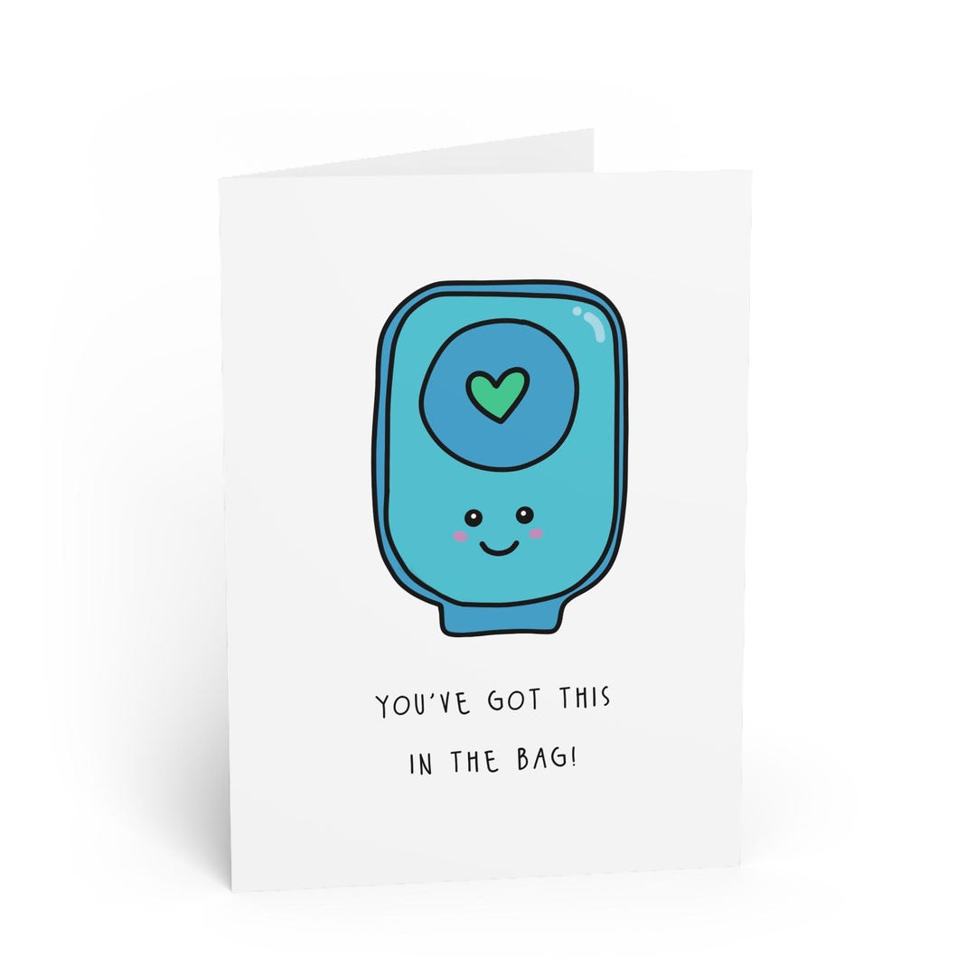 Cute Stoma Surgery Card you've Got This in the Bag Encouragement Good ...