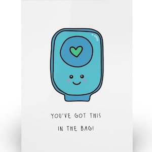 DIGITAL FILE Cute Stoma Surgery Good Luck Card you've Got This in the ...
