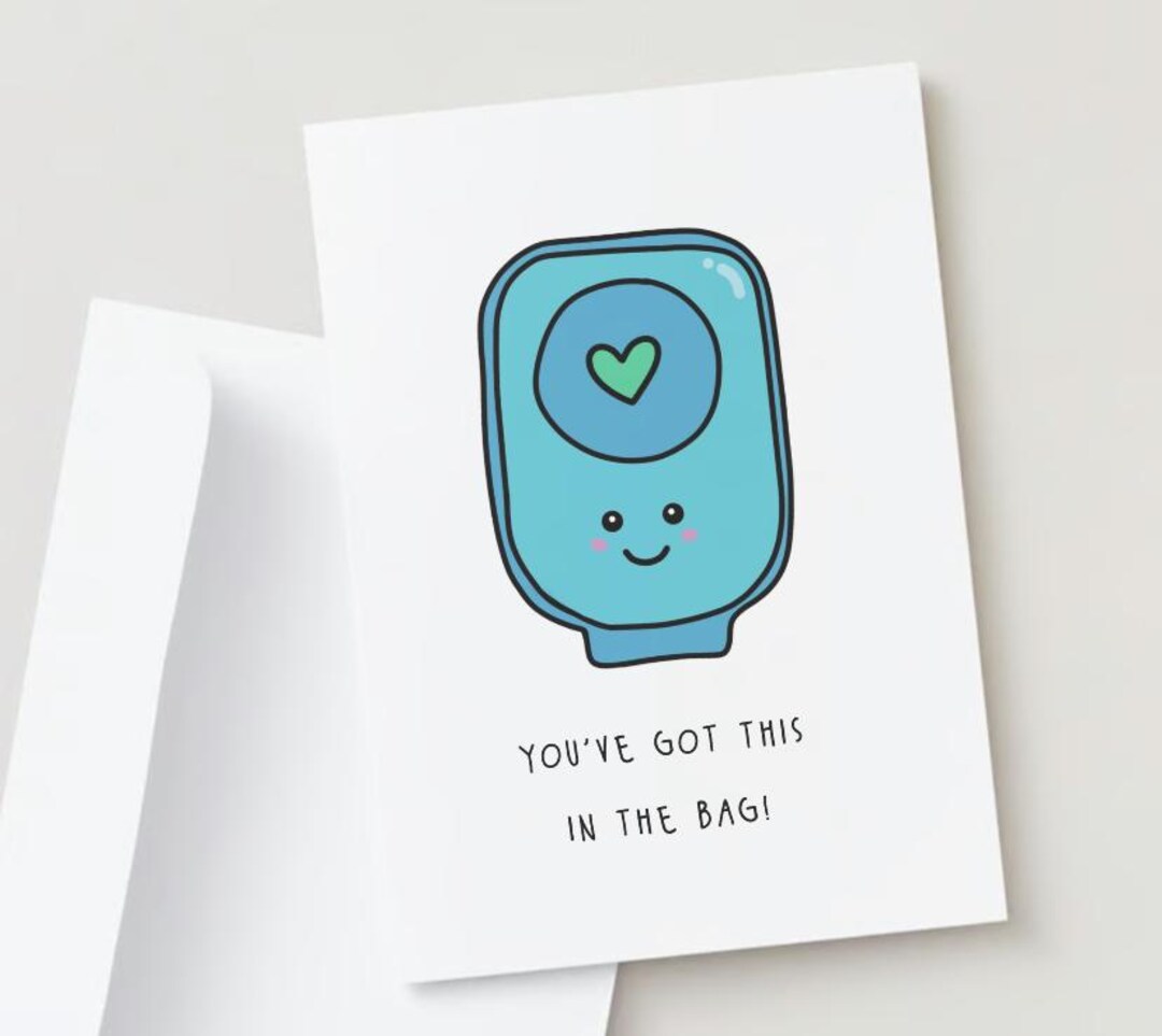 DIGITAL FILE Cute Stoma Surgery Good Luck Card you've Got This in the ...