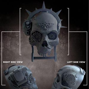 Warhammer 40K Servo Skull Toilet Paper Holder – Grimdark Servitor ...