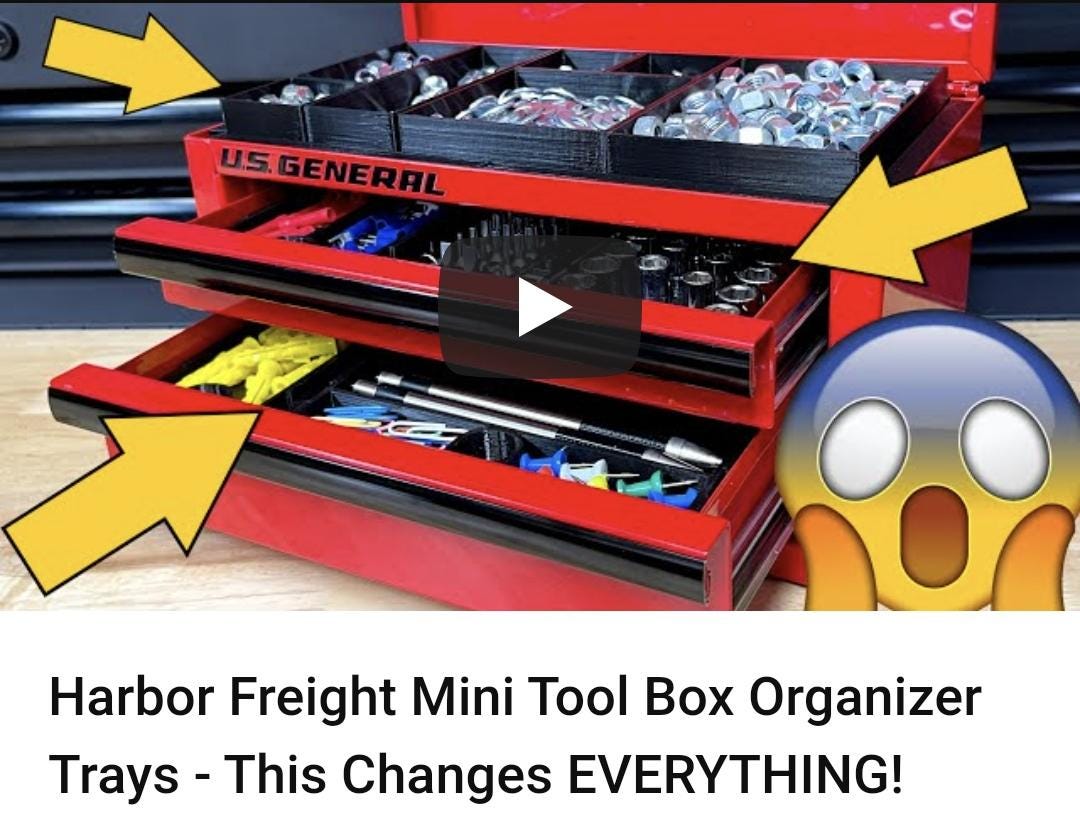 Drawer Organizers for Harbor Freight U.S. GENERAL Mini Tool Box - Etsy