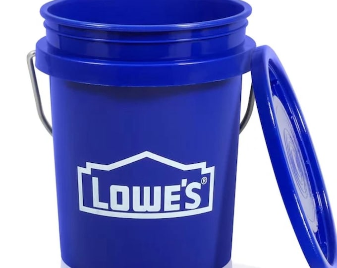 4 Viral Buckets - Mini Home Depot Bucket, Mini Lowe’s Bucket WITH LID ...