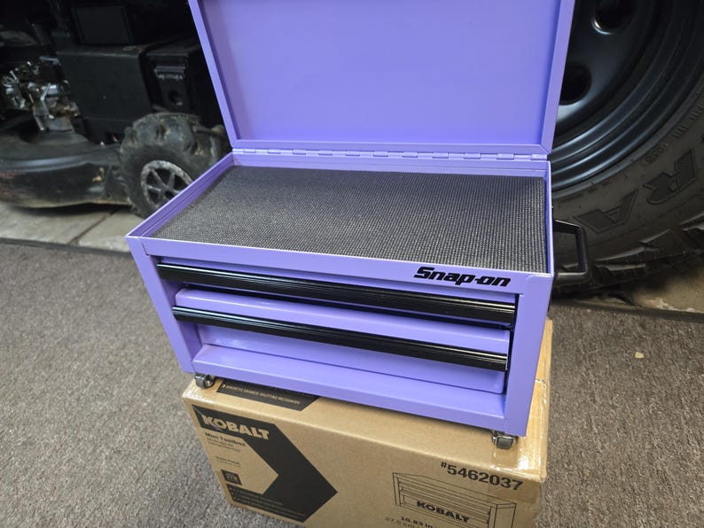Custom Lavender Kobalt Mini Toolbox Purple Unique One of A Kind Lowes ...