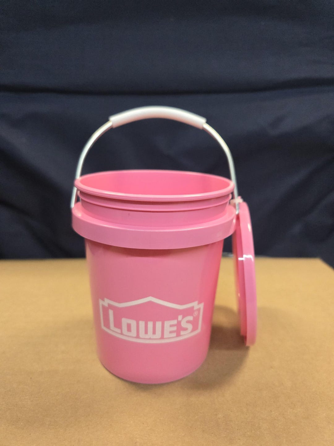Viral PINK Mini Lowe’s Bucket WITH LID Lowes Tiny Bucket *as Seen on ...