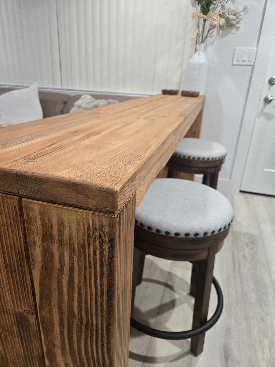 Counter Height Sofa Bar - Douglas Fir Lumber - Handmade - Etsy