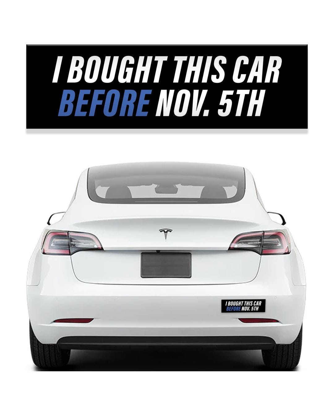 Tesla Bumper Sticker - Etsy