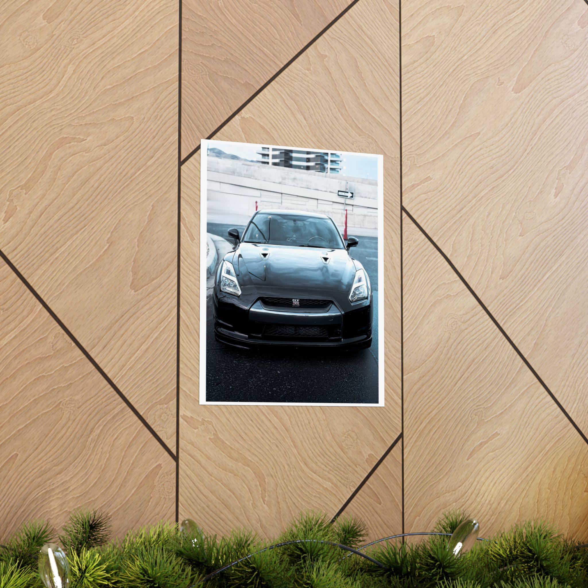 Vertical Poster, Matte Nissan GTR R35 Wall Art, Car Enthusiast Gift ...