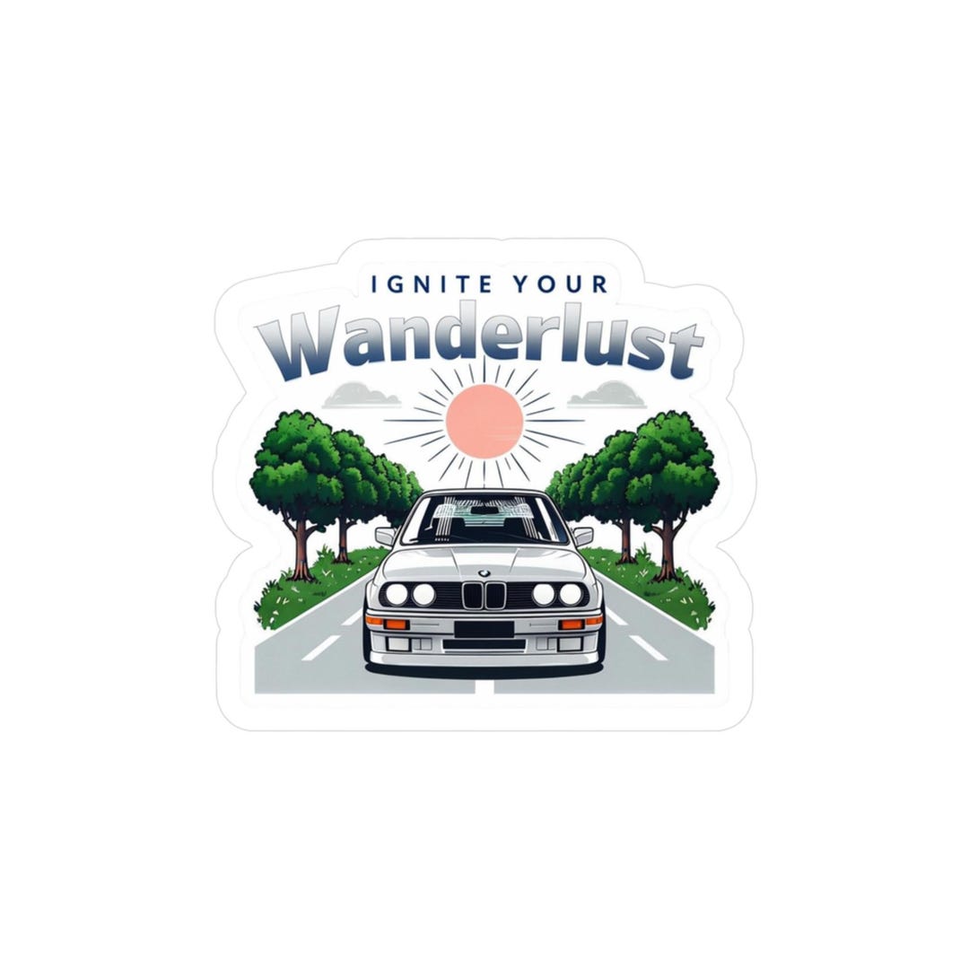 BMW M3 Sticker Decal, Car Lover Gift, Vinyl Laptop Sticker, Window ...