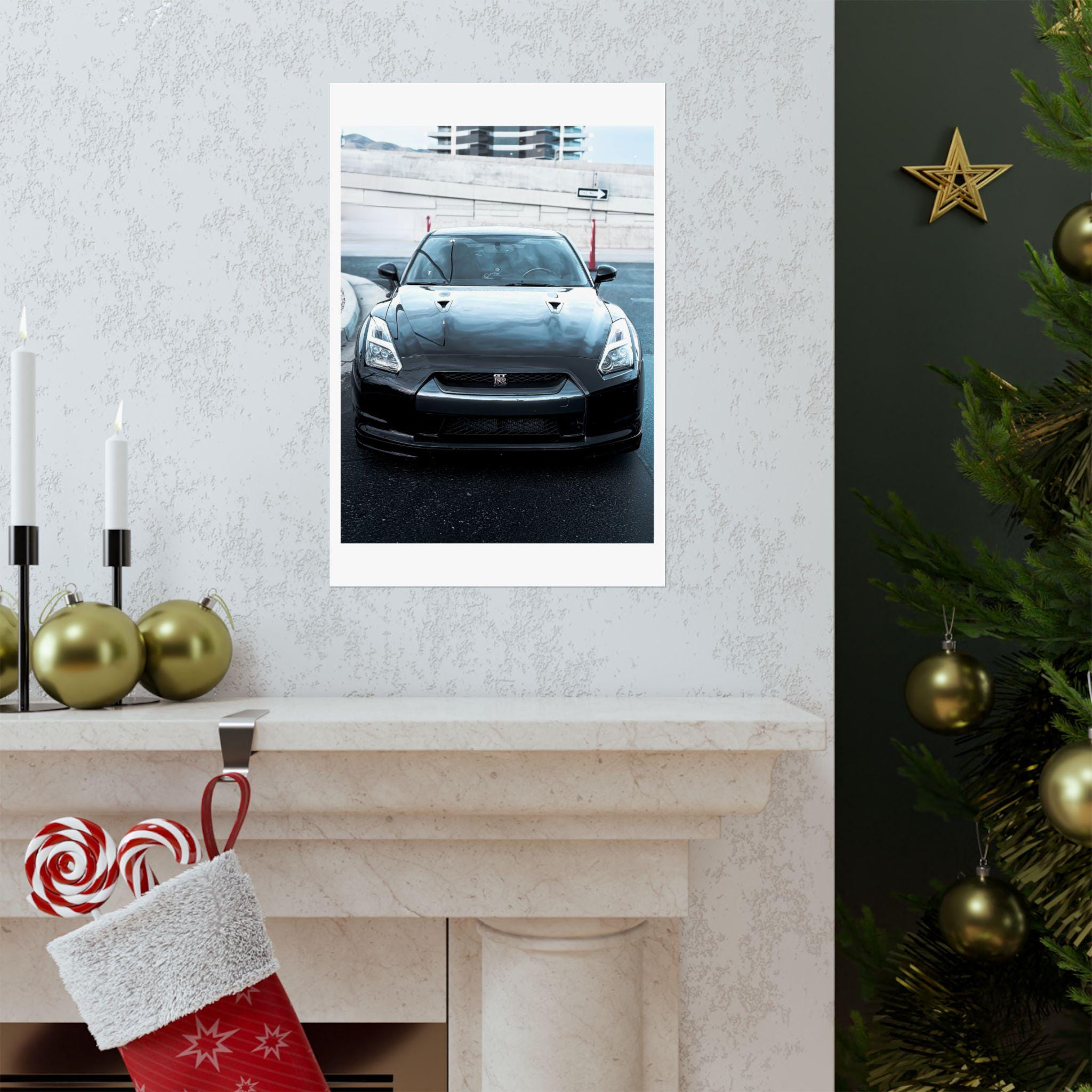 Vertical Poster, Matte Nissan GTR R35 Wall Art, Car Enthusiast Gift ...