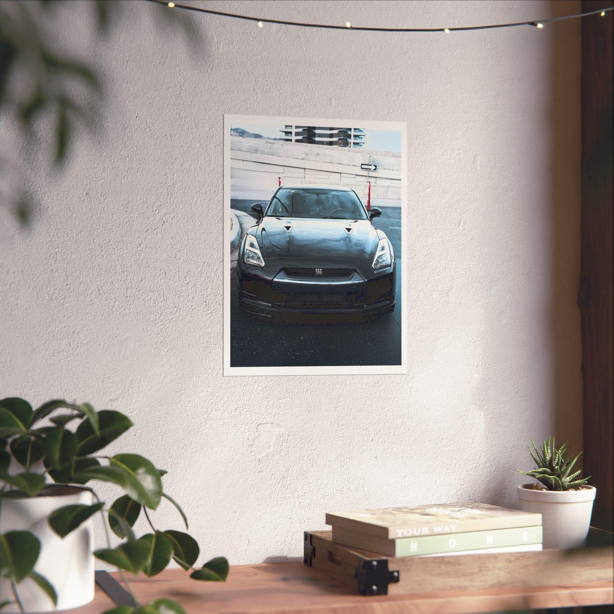 Vertical Poster, Matte Nissan GTR R35 Wall Art, Car Enthusiast Gift ...
