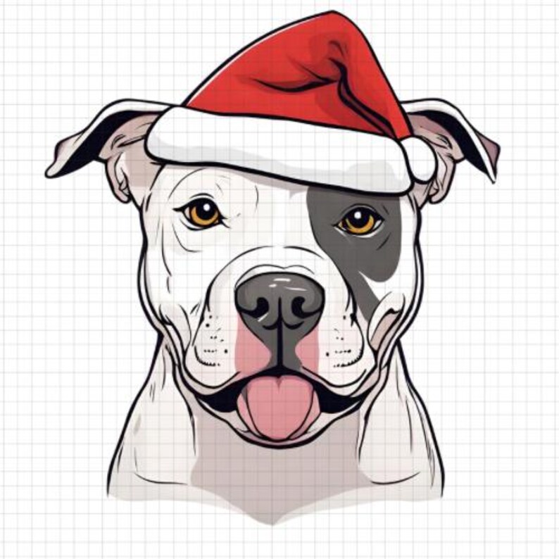 Christmas Dog Png, Pitbull Clipart, Christmas Pitbull, Dog Mom Clipart ...