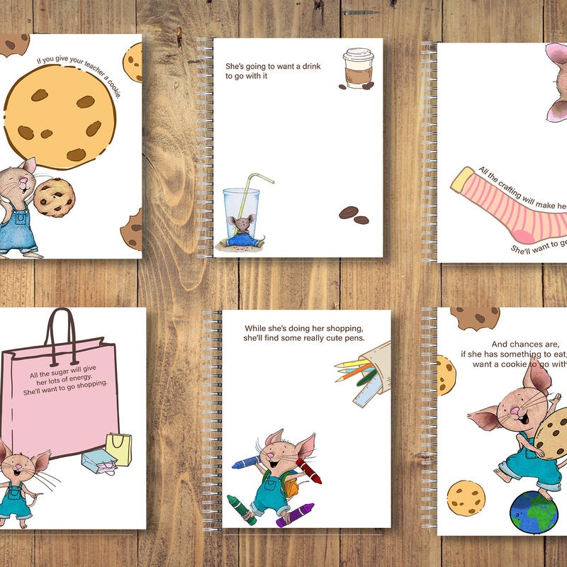 If You Give a Teacher a Cookie Book Template - Etsy