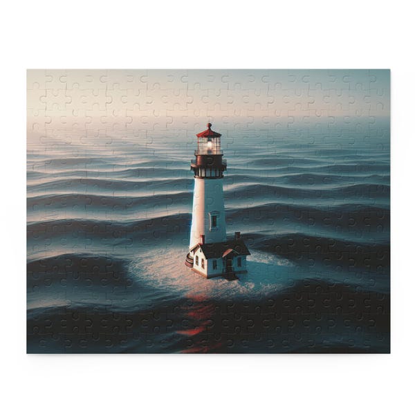 Lighthouse Puzzle - Etsy