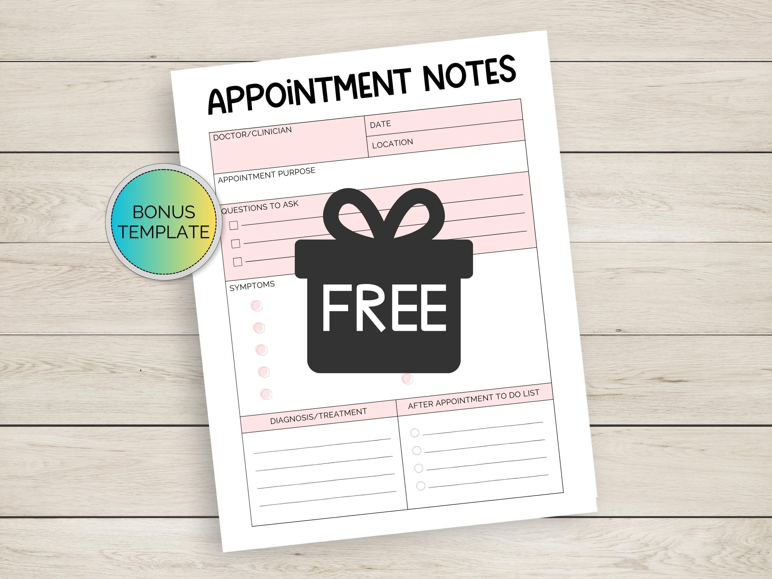 Chronic Illness Daily Journal Template - Spoonie Daily Symptom Journal ...