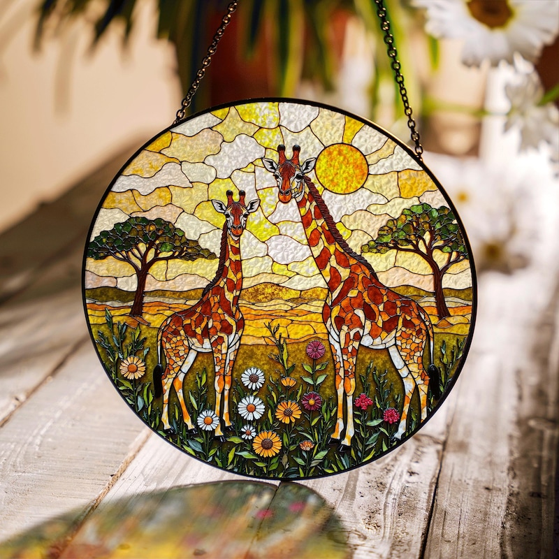 Stained Glass Giraffe - Etsy