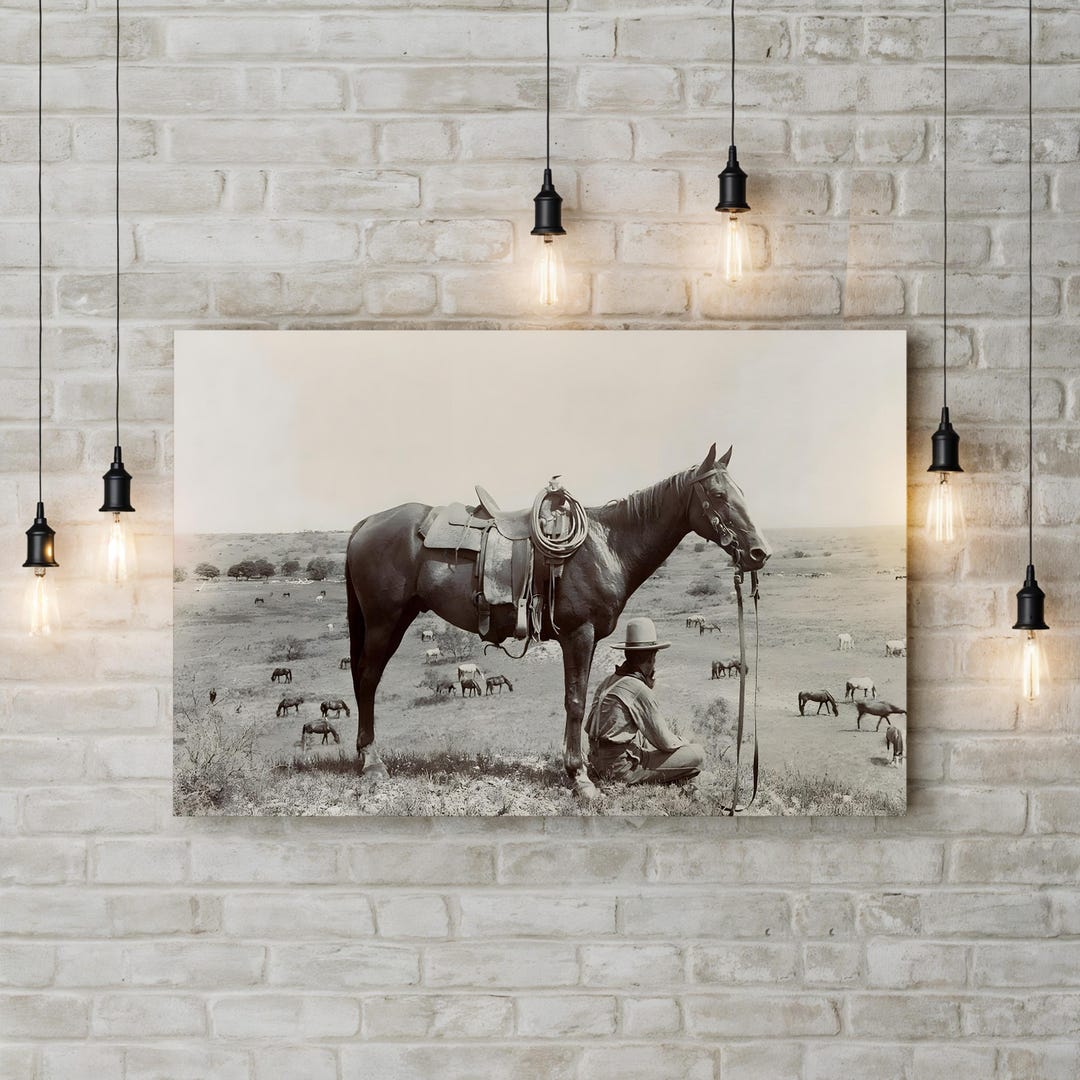 Vintage Texas Cowboy Photo 1910 Western Cowboy Lifestyle Historical ...