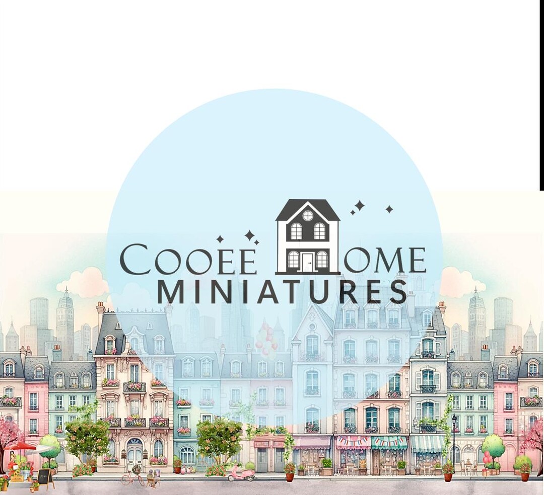 Dollhouse, Printable, WALLPAPER, MURAL, Miniature, 1:12, Instant ...