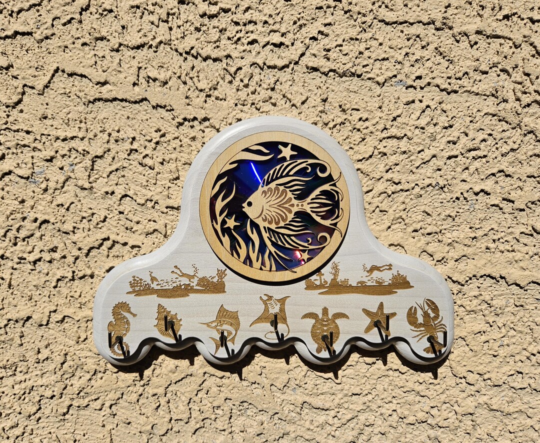 Angel Fish, Key Rack, Key Holder, Key Organizer, Wall Mount, Key Hooks ...