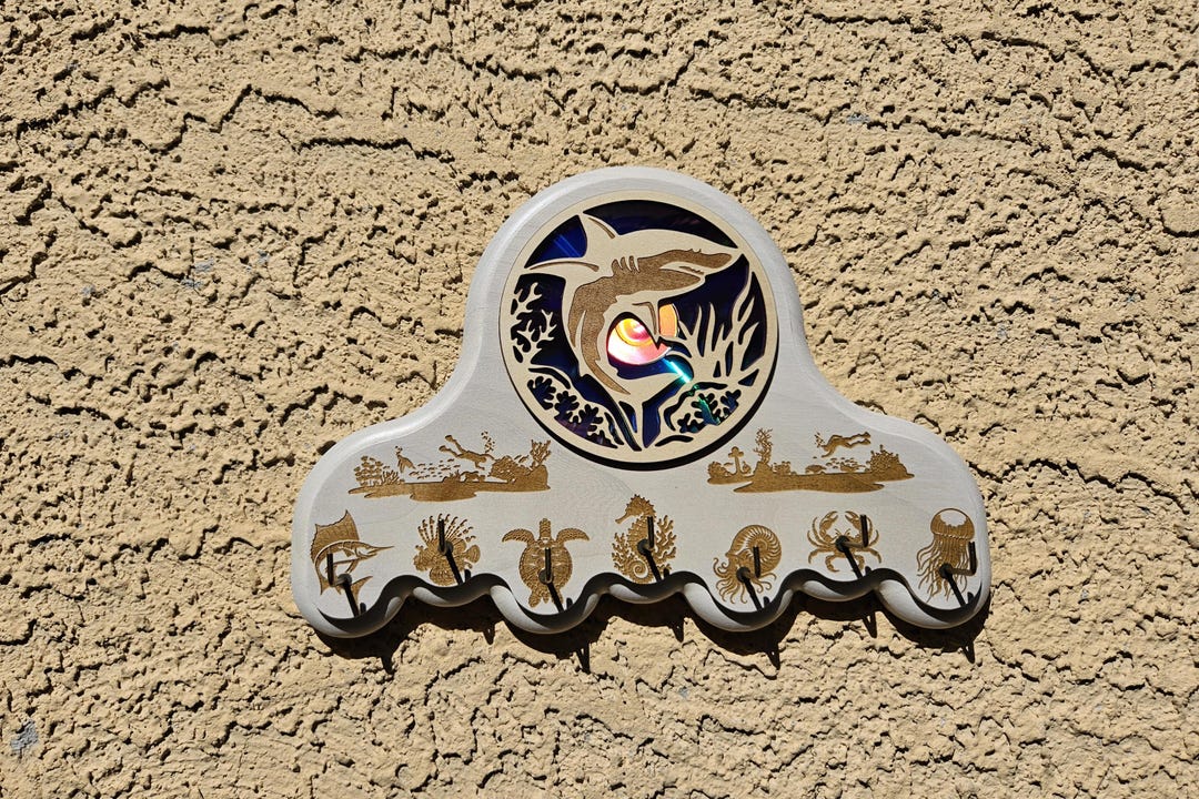 Shark, Key Rack, Key Holder, Key Organizer, Wall Mount, Key Hooks - Etsy
